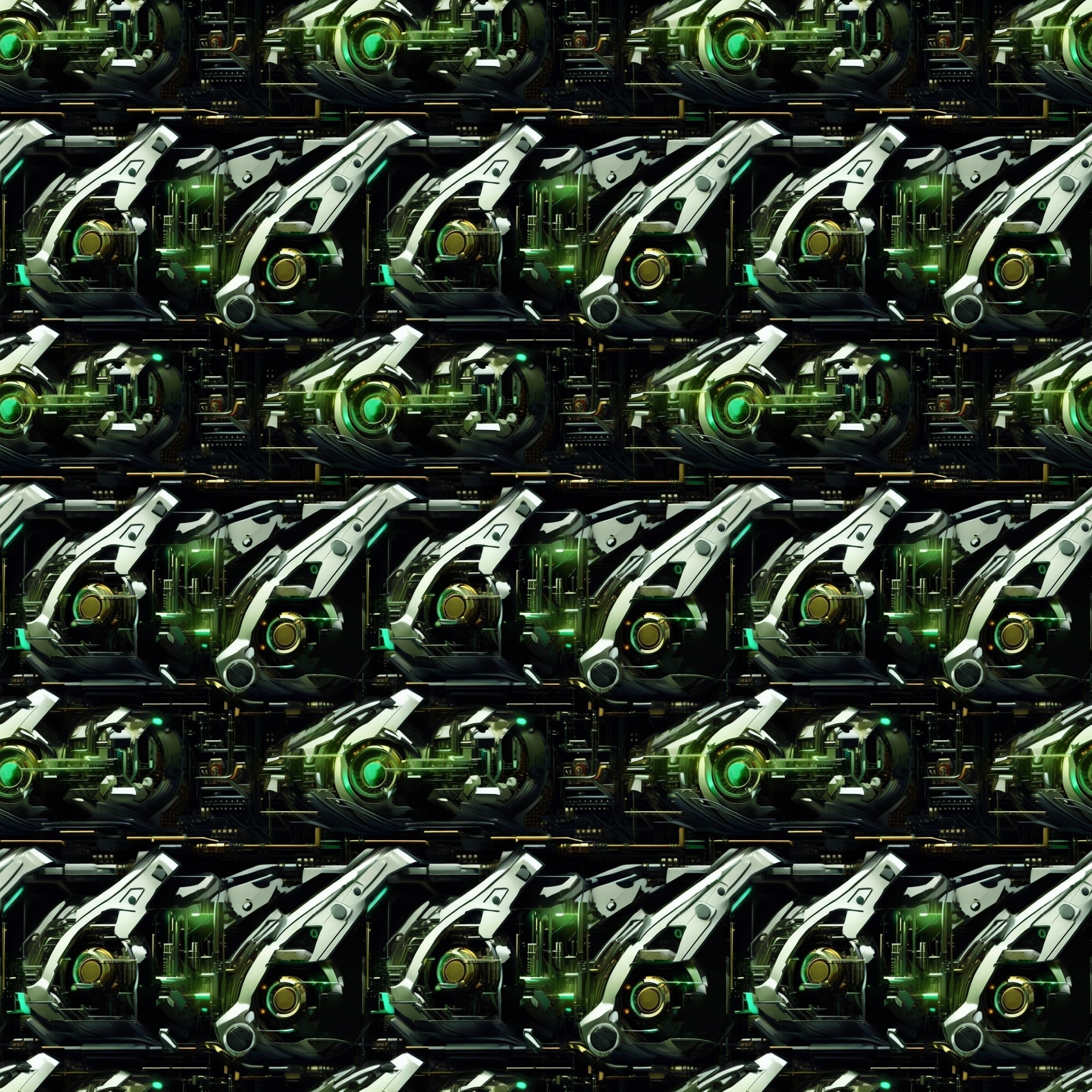 20 Seamless Sci-fi Patterns - Bulky Curved Texture Texture | CGTrader