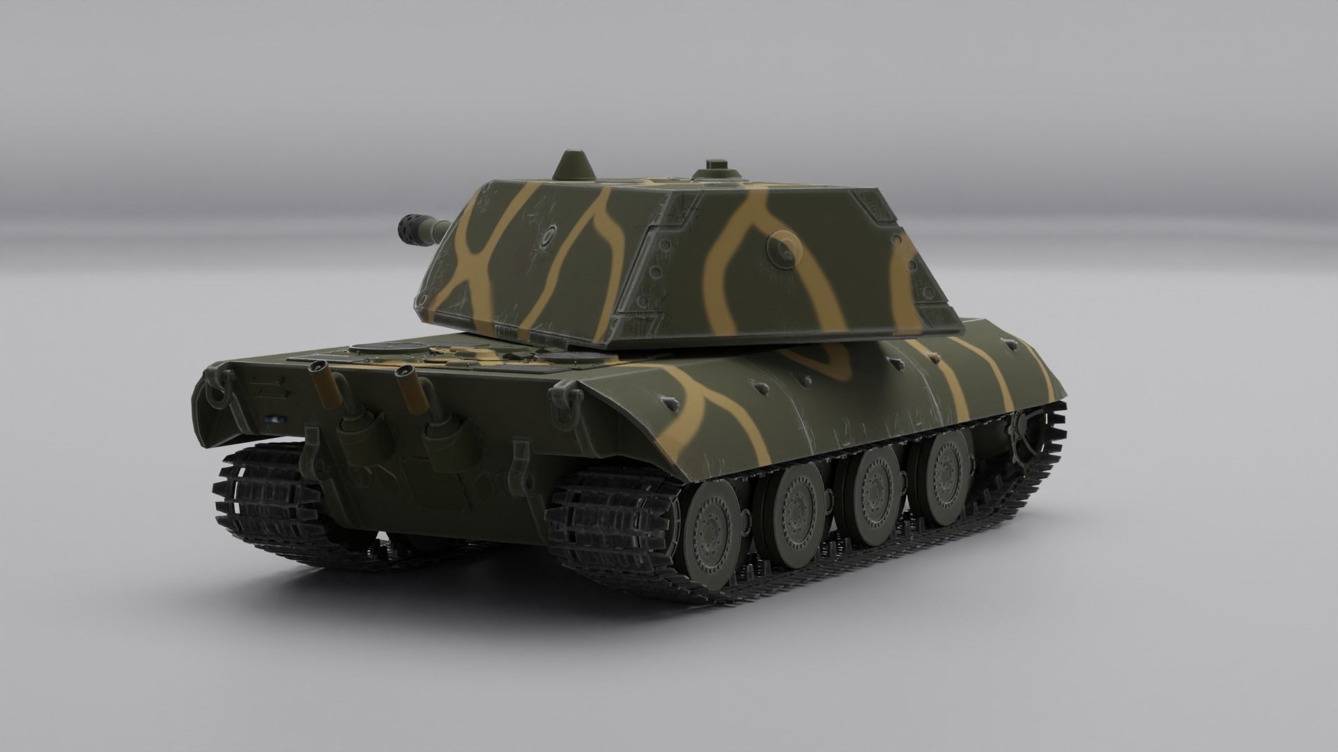 Panzerkampfwagen E-100 3D model | CGTrader