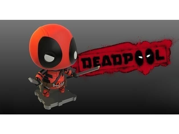 Deadpool 3D Printed Collectible 3D model 3D printable | CGTrader