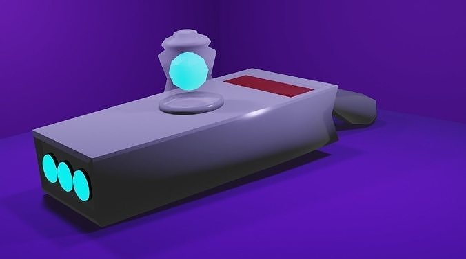 3D model Interdimensional Rift Creator- Sci-Fi Portal Gun Material Pack ...