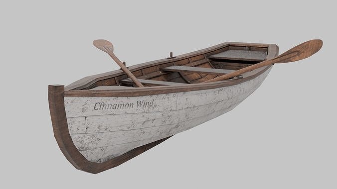 Rowing Boat 3D model | CGTrader