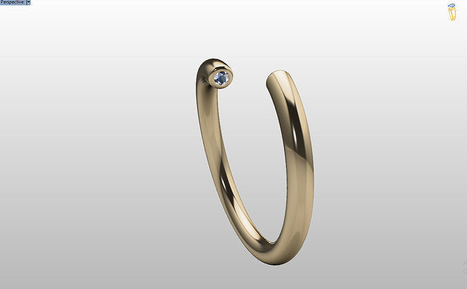 minimal bypass Ring free 3D model 3D printable | CGTrader
