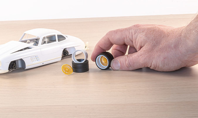 24th SCALE MODEL CAR WHEEL V9 3D model 3D printable | CGTrader