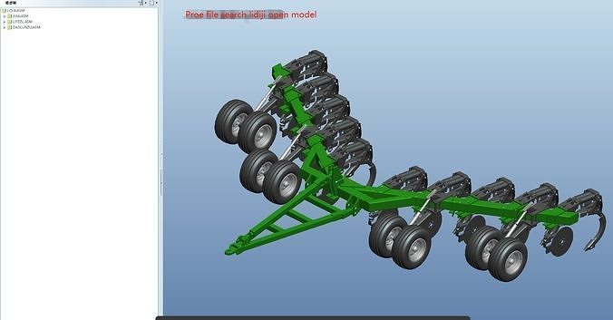 plow machine 3D model | CGTrader