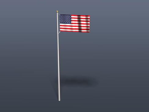American Flag 3D model | CGTrader