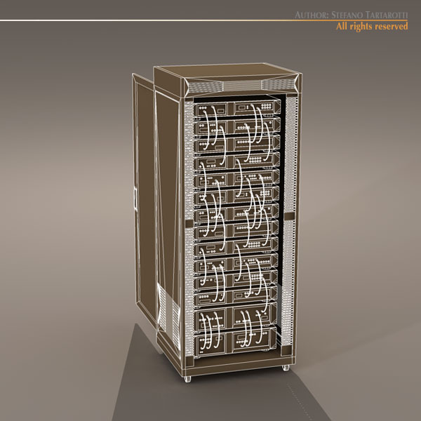 Server rack 3D model | CGTrader