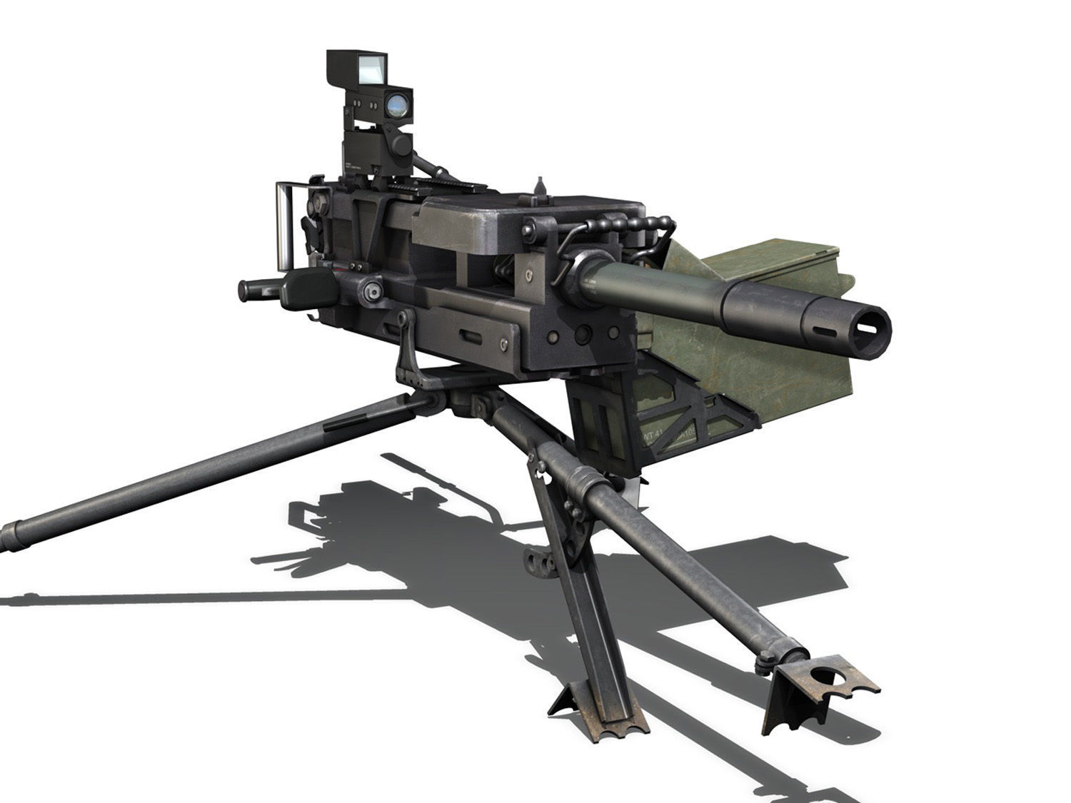 40mm GMG - Grenade Machine Gun 3D model | CGTrader