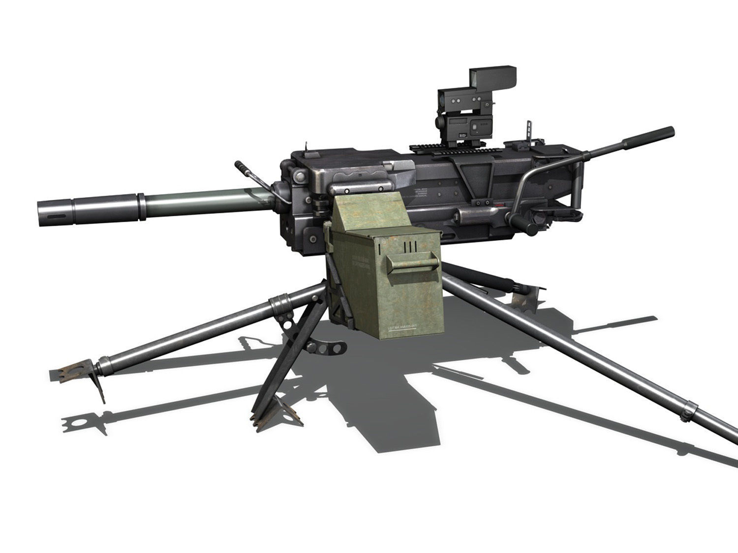 40mm GMG - Grenade Machine Gun 3D model | CGTrader