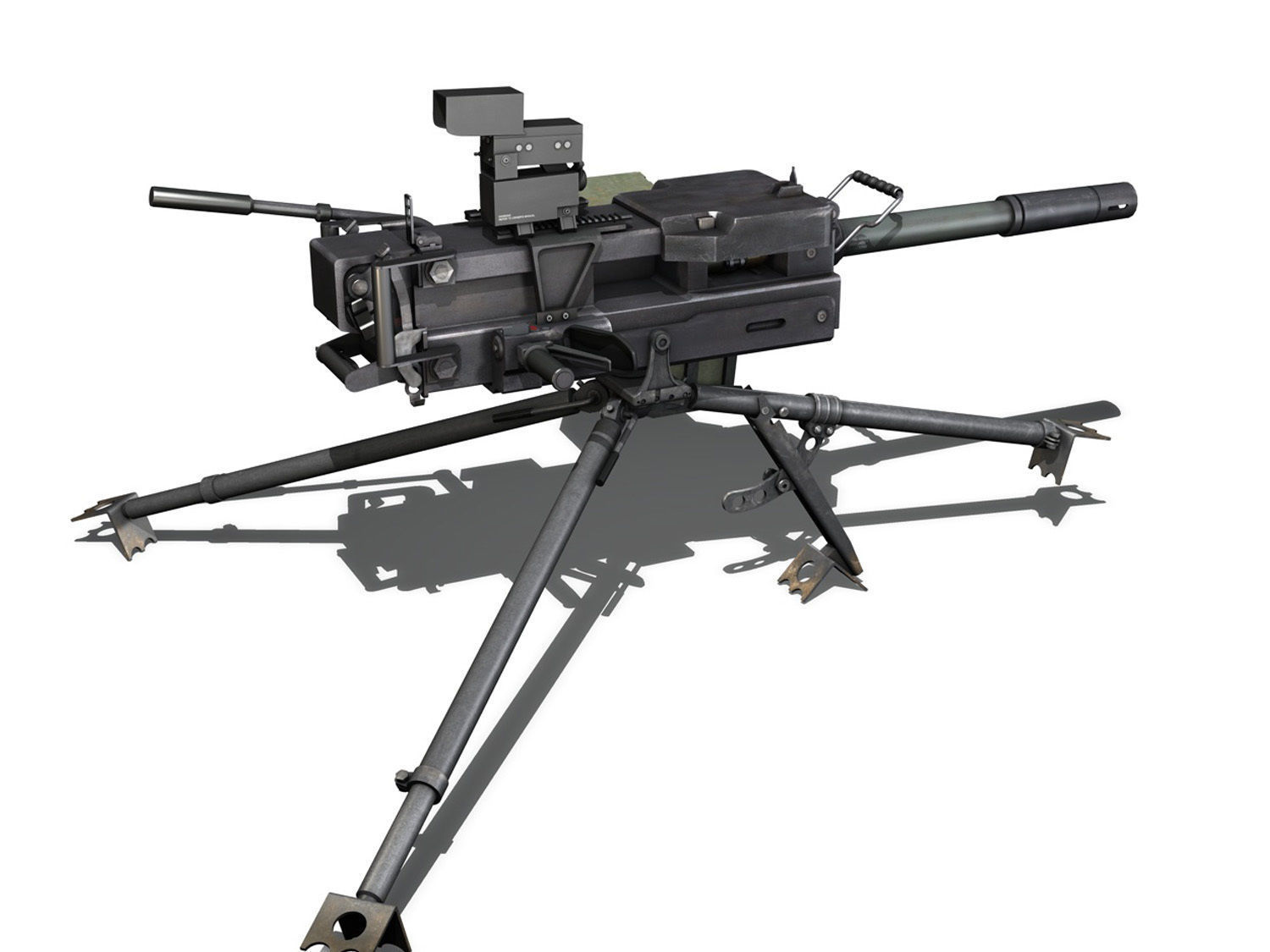 40mm GMG - Grenade Machine Gun 3D model | CGTrader
