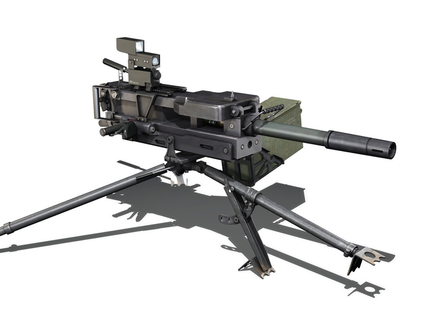 40mm GMG - Grenade Machine Gun 3D model | CGTrader