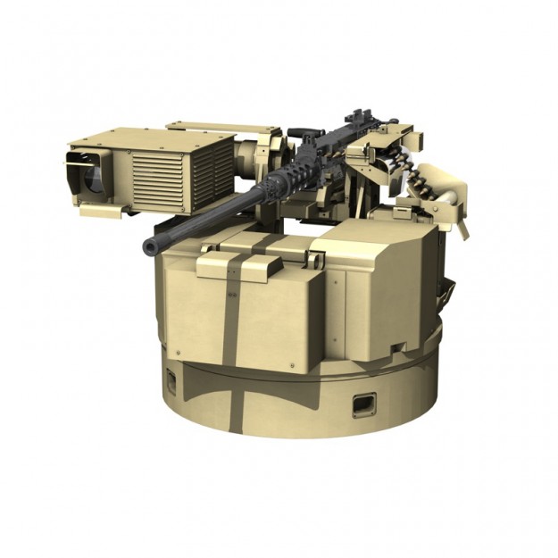 Remote weapon station RWS - Browning M2 3D model | CGTrader