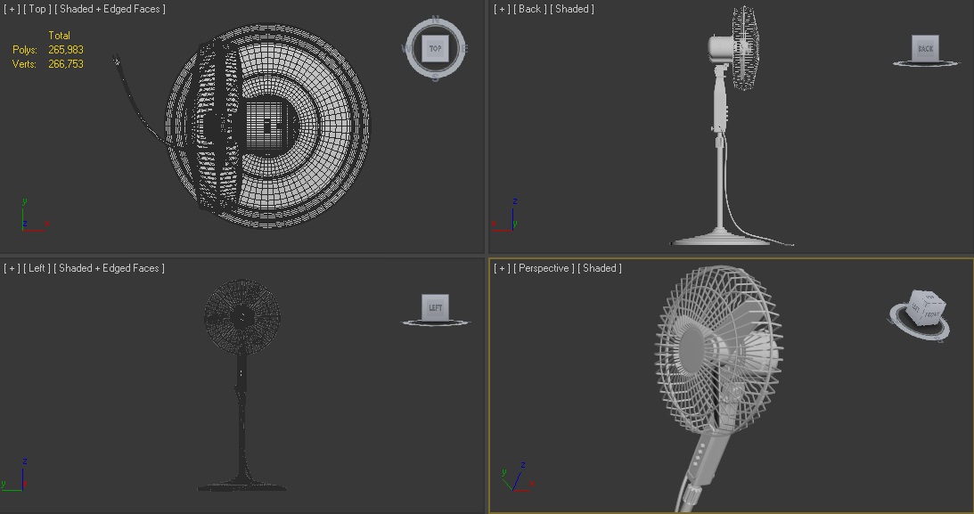 Electric Fan 3D model | CGTrader