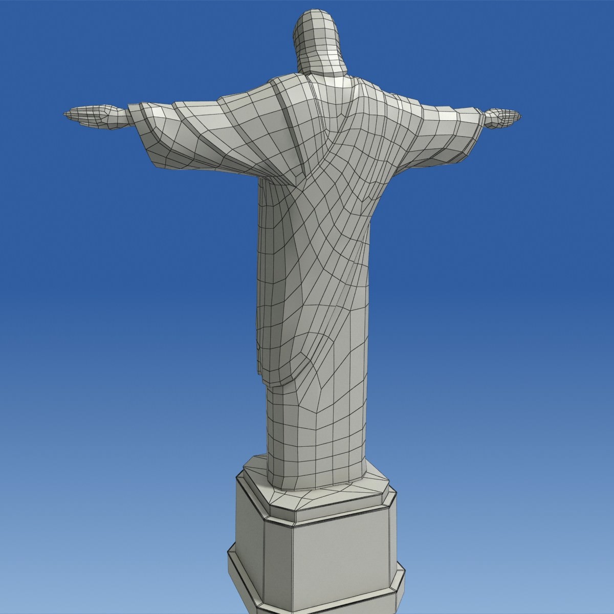 3D model Christ Redeemer statue VR / AR / low-poly | CGTrader