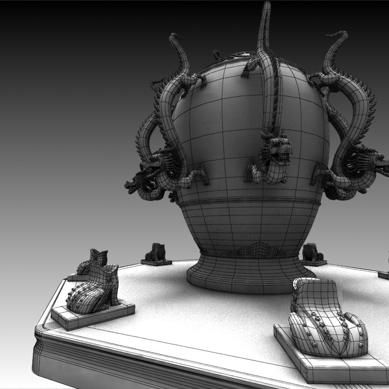 3D Models Zhang Heng Seismoscope China 3D model | CGTrader