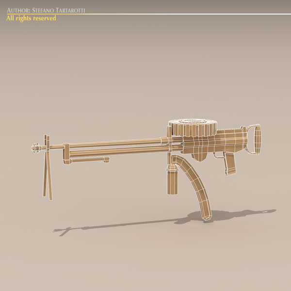 Lewis gun 3D model | CGTrader