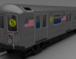 metro-north train 3D Model OBJ FBX DXF STL BLEND | CGTrader.com