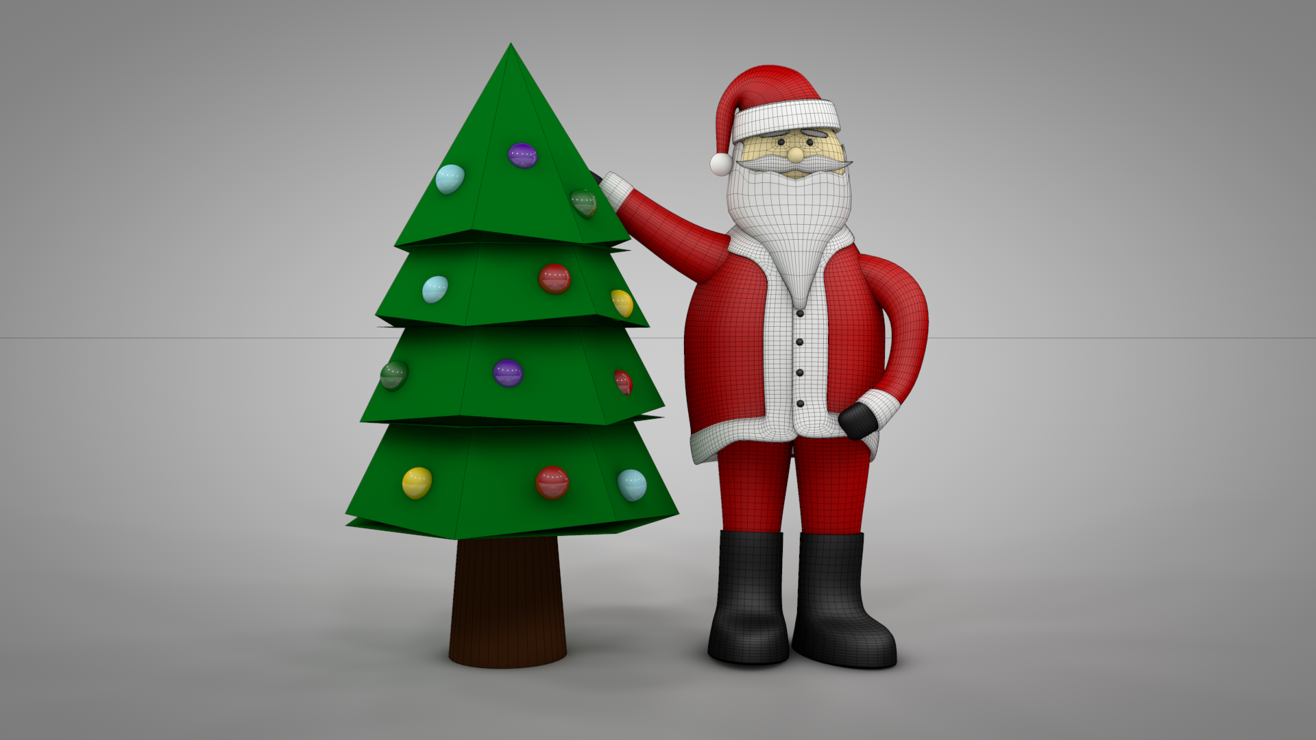 Santa claus free 3D model | CGTrader