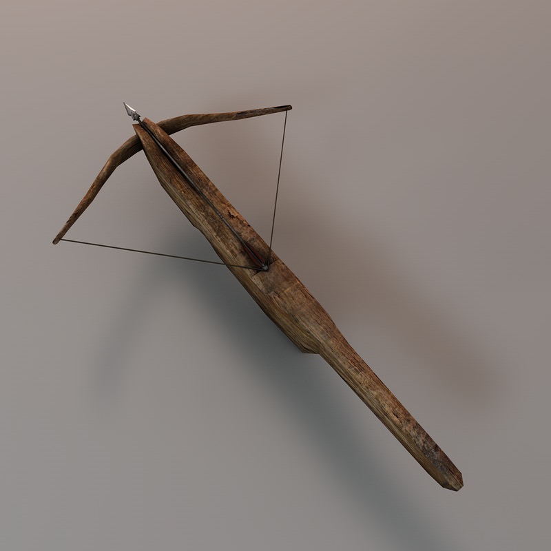 3D model Low poly crossbow VR / AR / low-poly | CGTrader