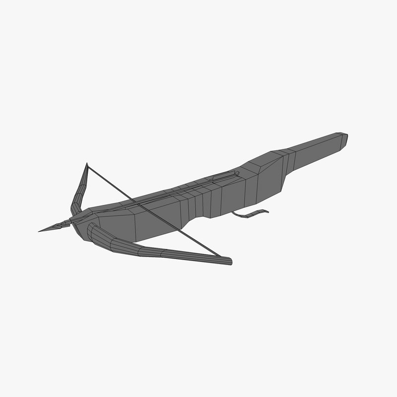 3D model Low poly crossbow VR / AR / low-poly | CGTrader