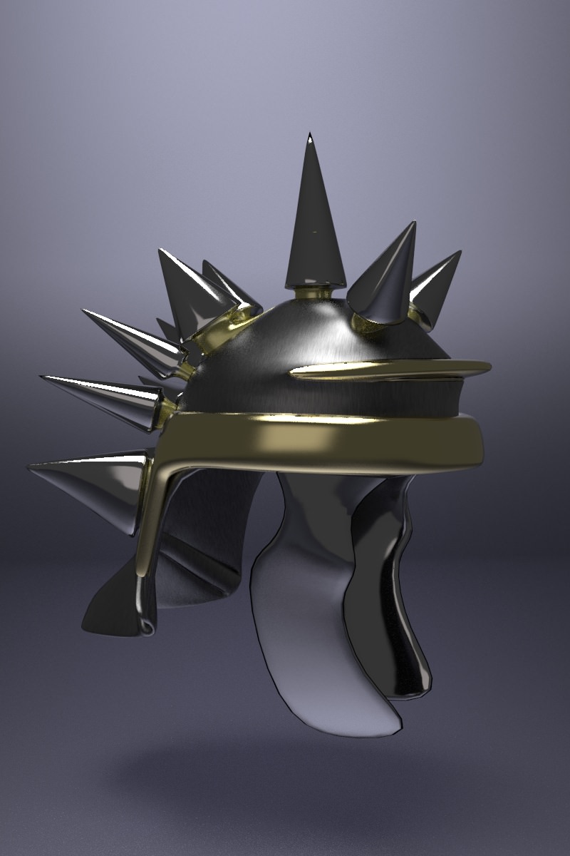 Midieval Spiked Helm 3D model | CGTrader