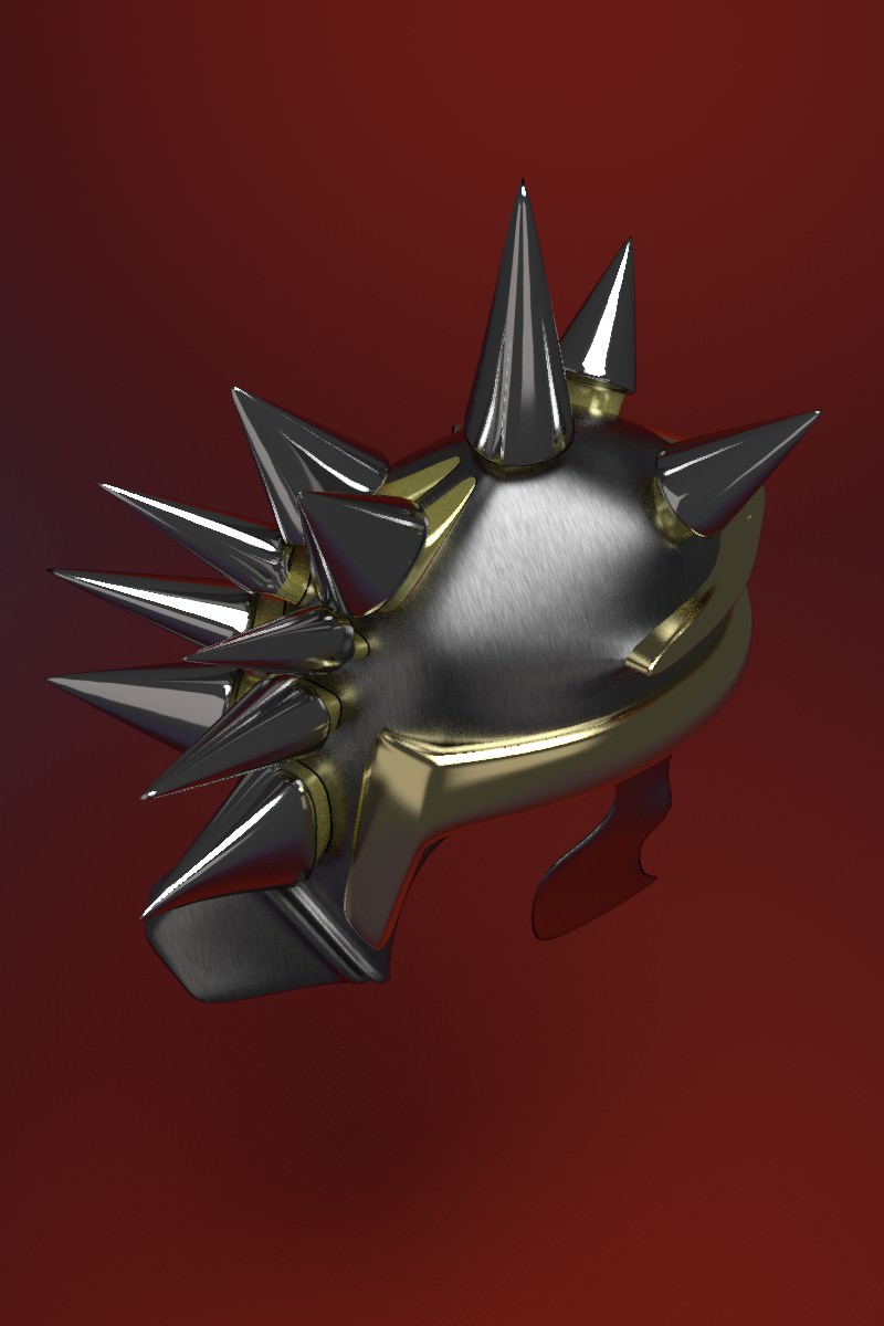 Midieval Spiked Helm 3D model | CGTrader