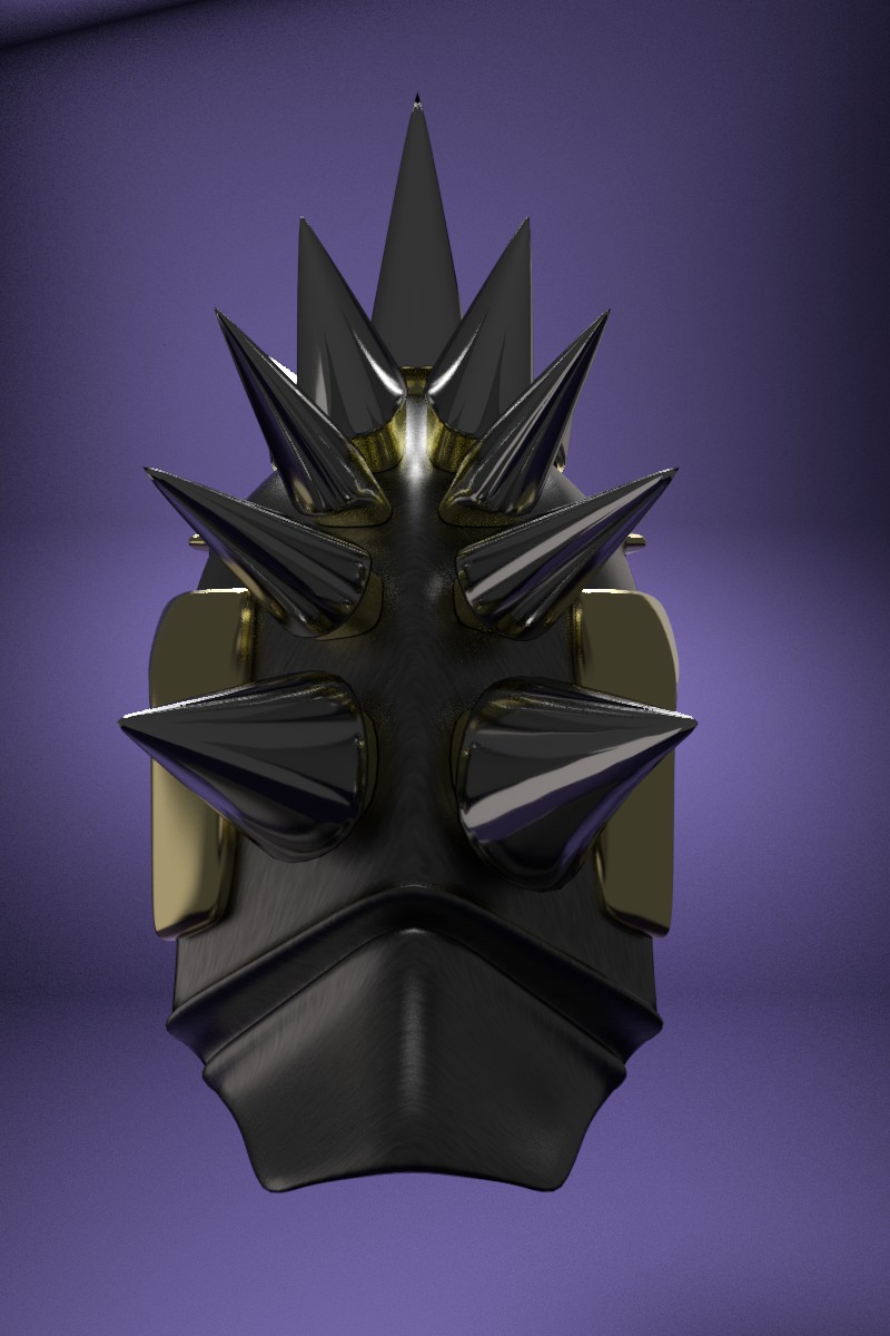 Midieval Spiked Helm 3D model | CGTrader