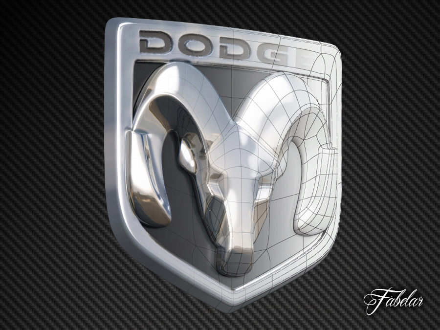 Dodge Emblem free 3D model | CGTrader