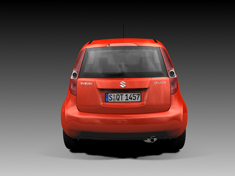 2008 Suzuki Splash 3D model | CGTrader