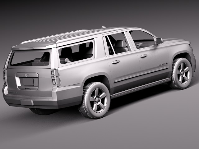 Chevrolet Suburban 2015 3D model | CGTrader