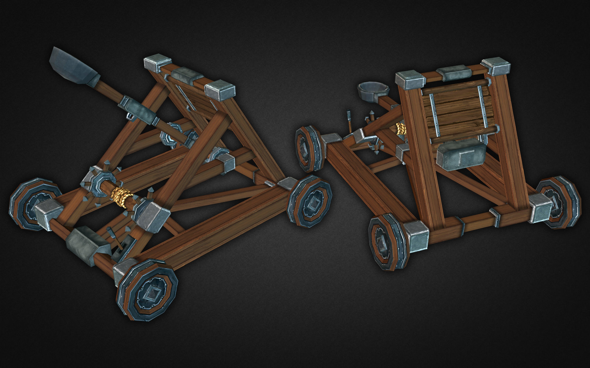 3D model Catapult Kit VR / AR / low-poly | CGTrader