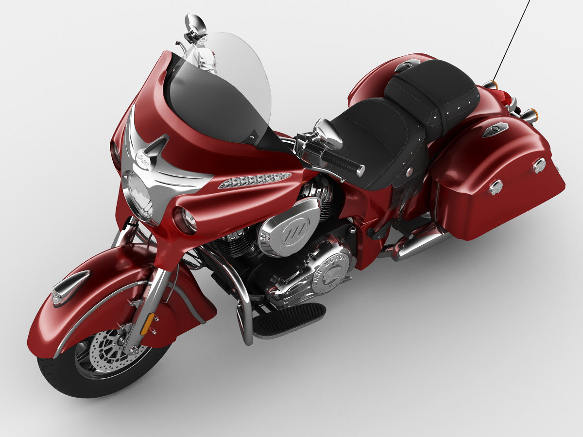 Indian Chieftain 2014 3D Model MAX OBJ 3DS FBX C4D LWO LW LWS ...