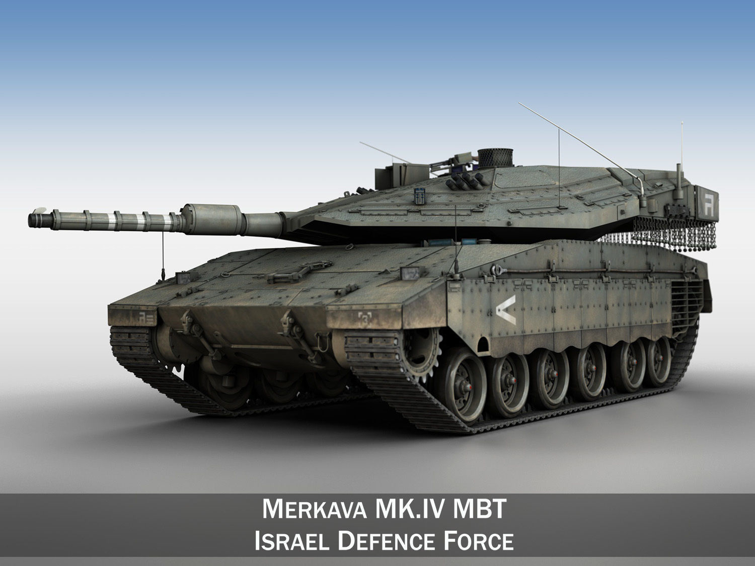 Merkava IV - Israel Defense Forces 3D model | CGTrader