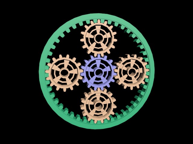 Mechanical parts free 3D model animated | CGTrader