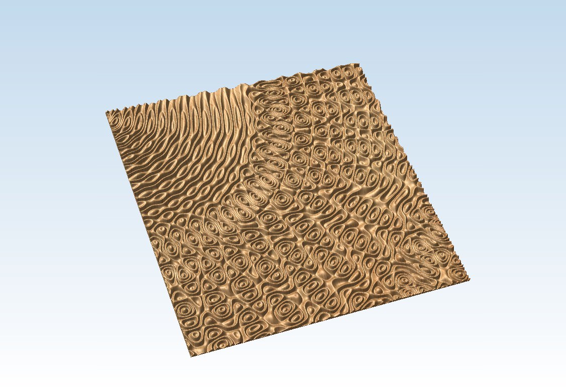 Basrelief abstract 3d model for CNC machning 3D model 3D printable ...