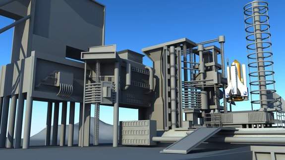 Center of Rocket launch free VR / AR / low-poly 3D model | CGTrader