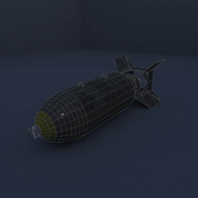 AN-M64 500lb General Purpose Bomb 3D model | CGTrader