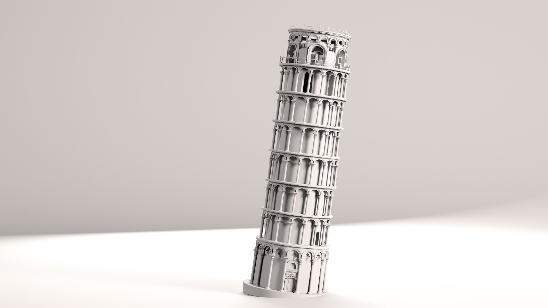 Pisa tower 3D model | CGTrader