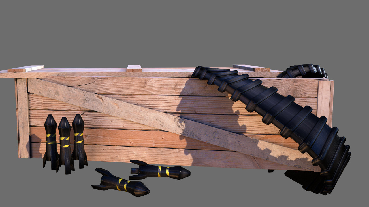 TF2 Sentry gun with munition 3D model | CGTrader