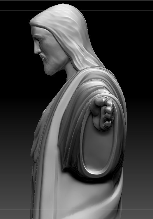 3D model Realistic Christ Redeemer Statue 3D VR / AR / low-poly MAX OBJ ...