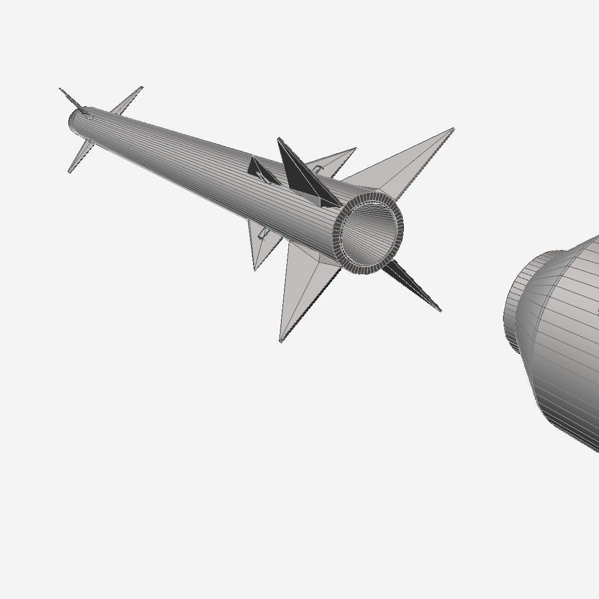 Stunner Missile 3D model | CGTrader