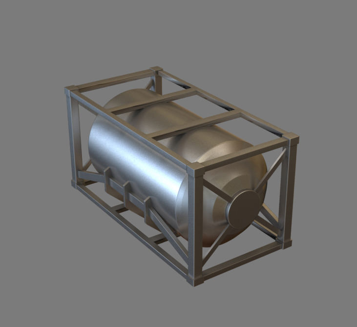 Oil Tank 3D model | CGTrader