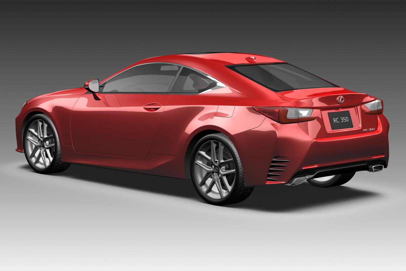 2015 Lexus RC Coupe 3D model | CGTrader