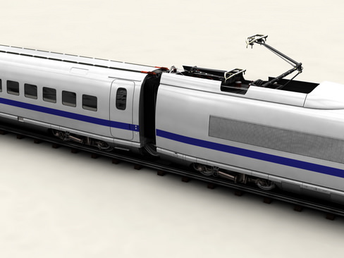 Generic High Speed Train 3D model | CGTrader