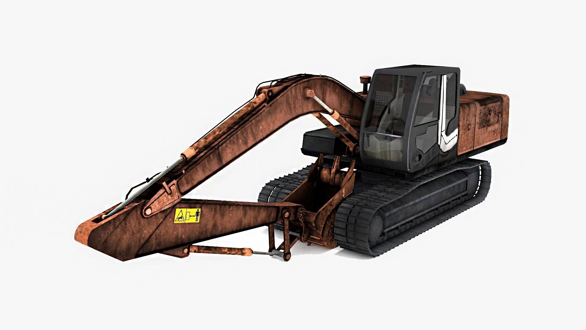 3D model Excavator - Low Poly VR / AR / low-poly | CGTrader