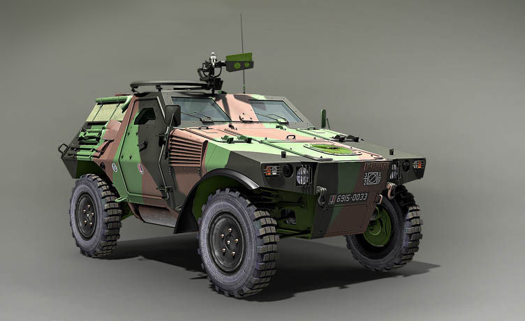 French Panhard VBL 3D Model MAX 3DS C4D LWO LW LWS MA MB | CGTrader.com