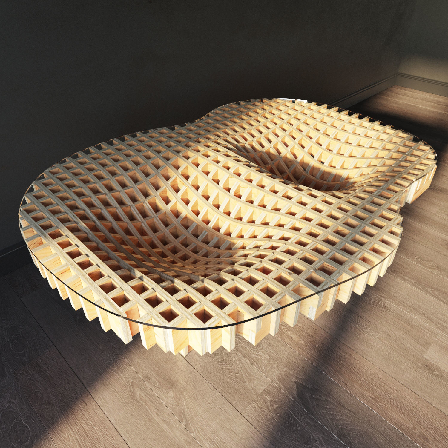 Parametric table Mushroom 3D model | CGTrader