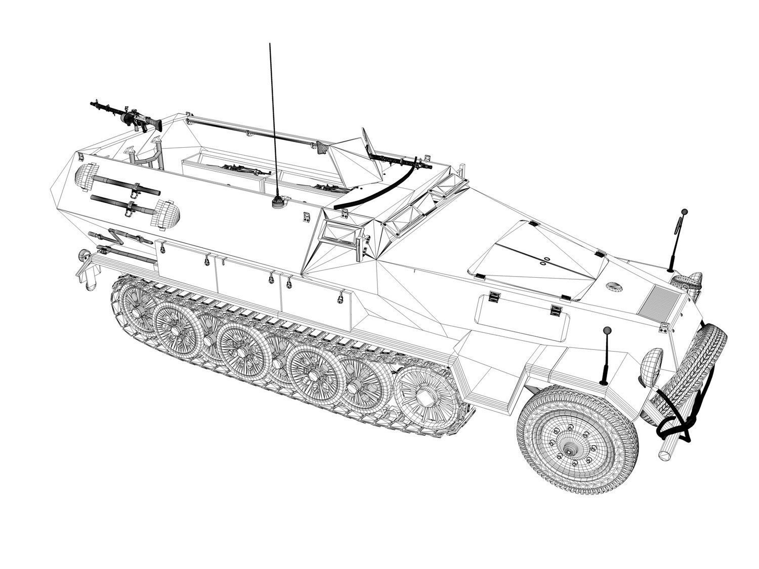 Early german WWII Tanks - Collection 3D model | CGTrader