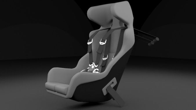 3D model Racing seat - v1 VR / AR / low-poly MAX OBJ 3DS FBX | CGTrader.com