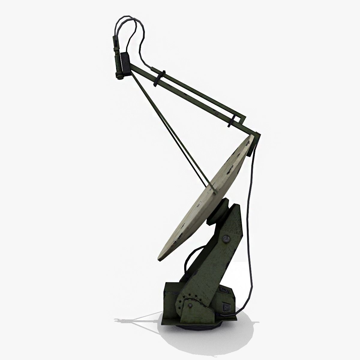 3D model Military Radar Dish VR / AR / low-poly | CGTrader