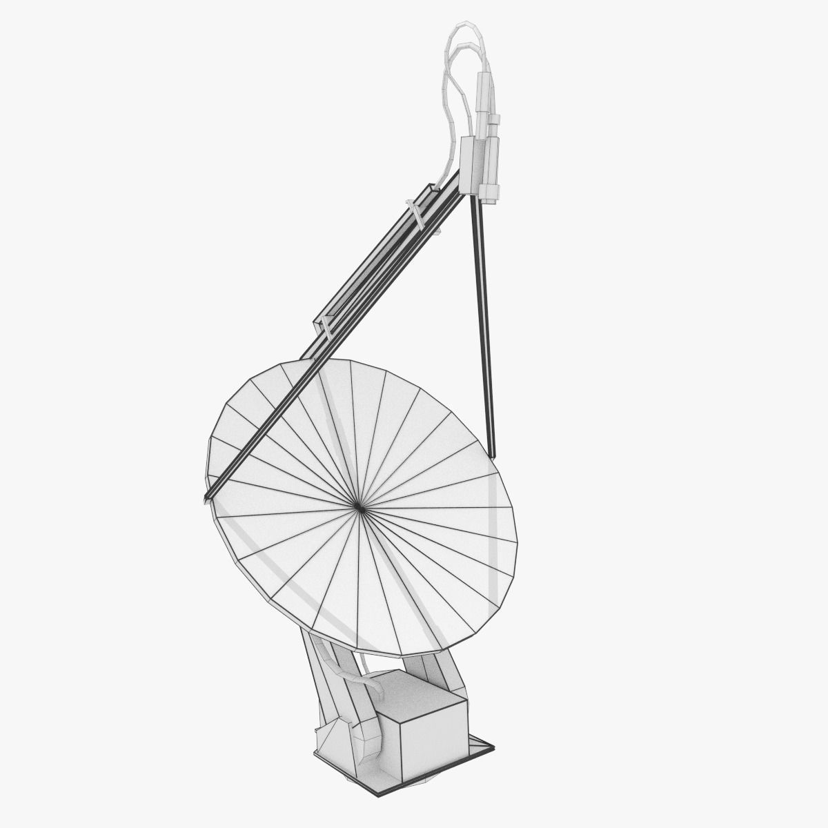 3D model Military Radar Dish VR / AR / low-poly | CGTrader